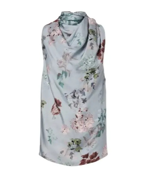 Altuzarra Sleary Floral Draped Silk Top