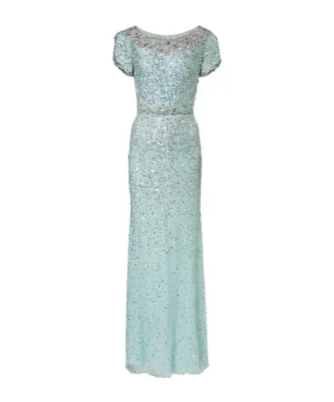 Jenny Packham Epoch Embellished Gown - Green