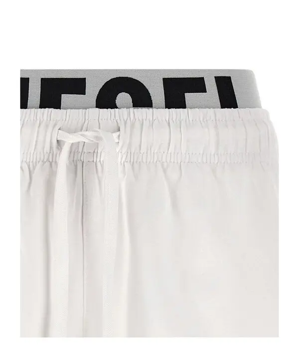 DIESEL® Miranda-d-pop Logo Wasitband Drawstring Shorts