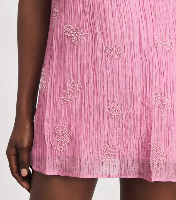 Staud Beaded Albee Mini Dress