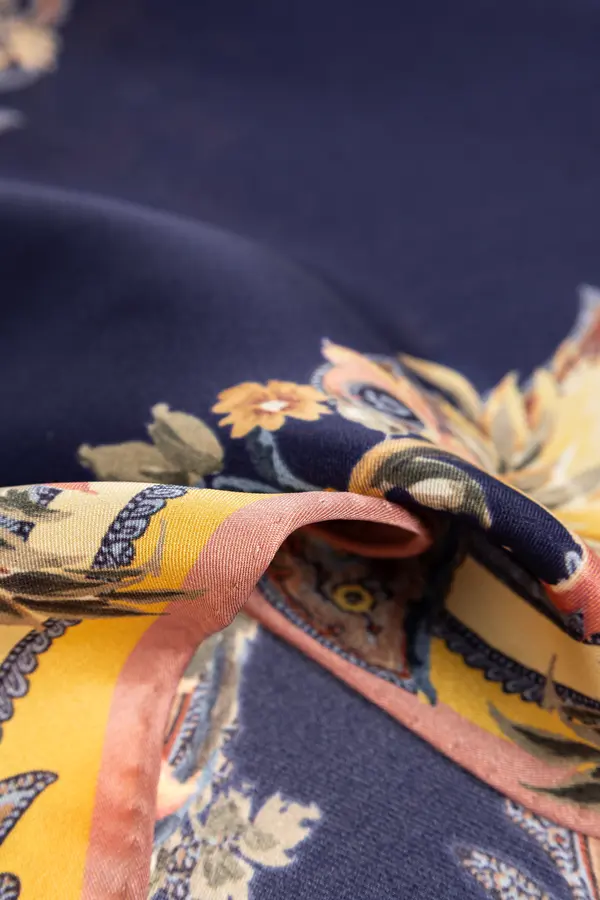 Etro Silk Scarf With Asymmetric Cut