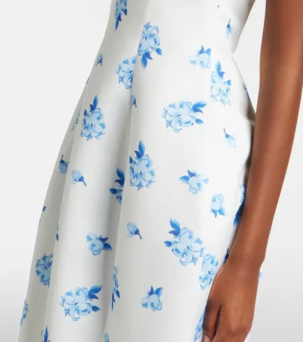 LEO LIN Jessica Floral Bustier Gown