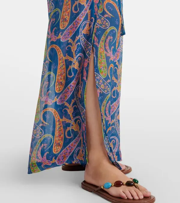 Etro Paisley Wide-leg Pants