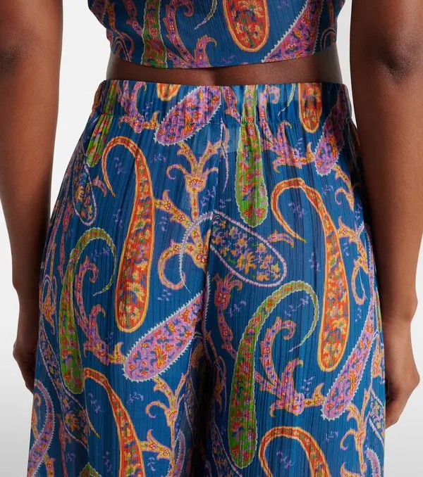 Etro Paisley Wide-leg Pants