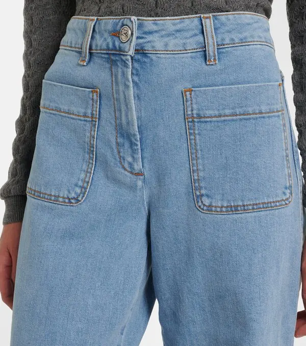 Etro Pegaso Wide-leg Jeans