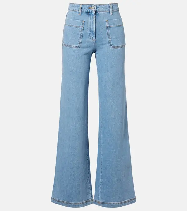 Etro Wide-leg Jeans - Blue