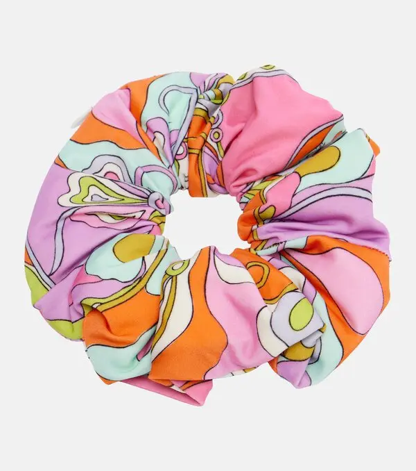 Emilio Pucci Orchidee Scrunchie - Pink