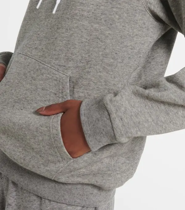 Polo Ralph Lauren Cotton-blend Jersey Hoodie - Grey