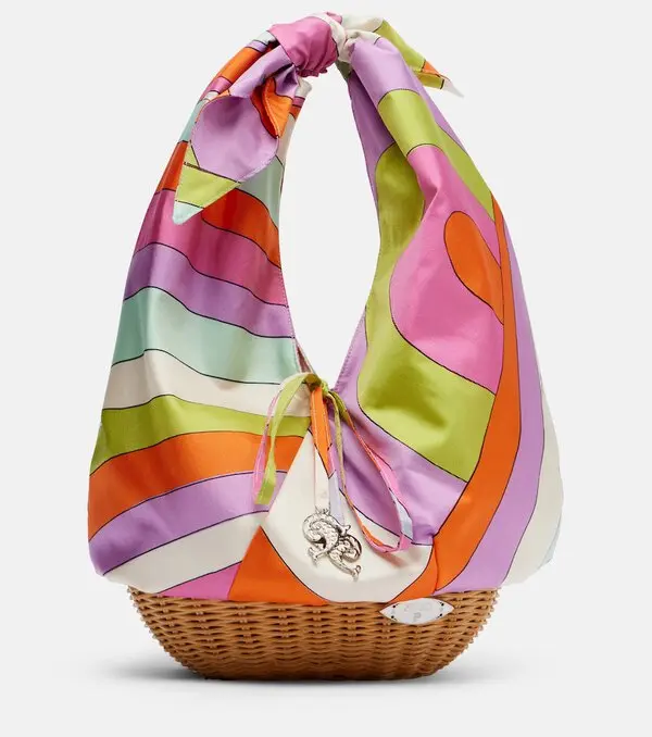 Emilio Pucci Silk Picnic Iride Top-handle Bag - Multicoloured