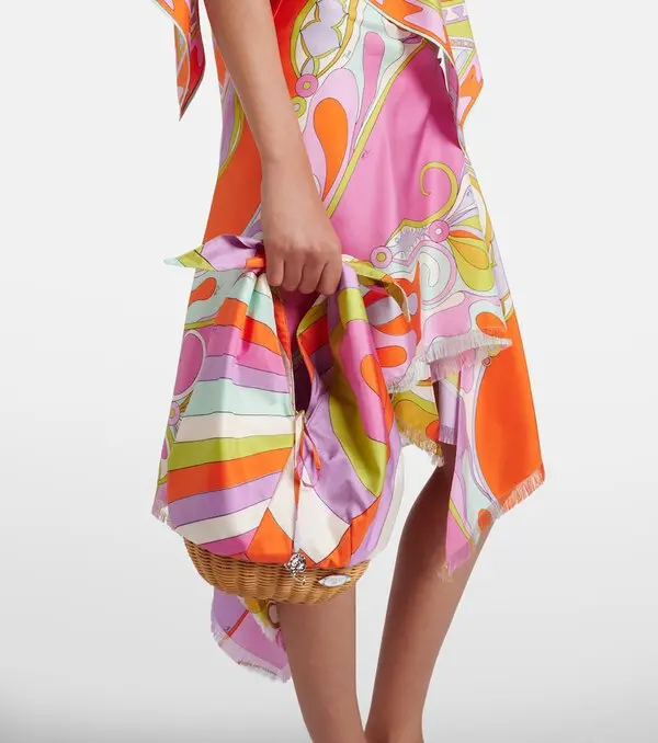 Emilio Pucci Silk Picnic Iride Top-handle Bag