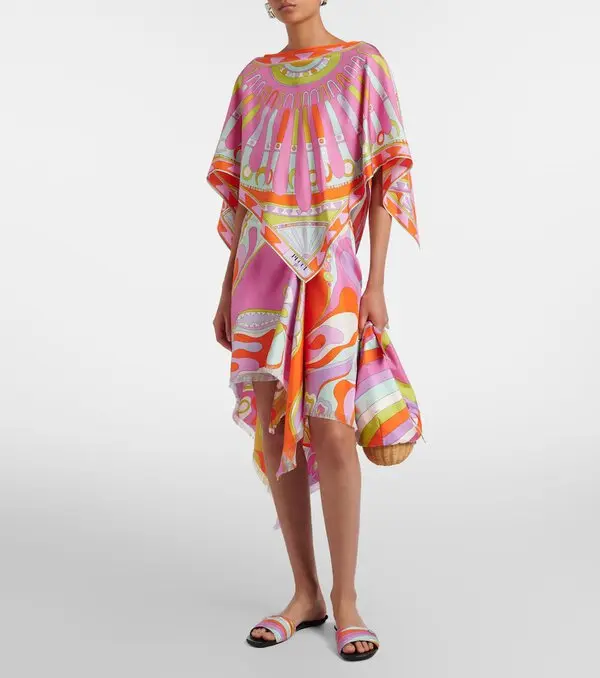 Emilio Pucci Silk Picnic Iride Top-handle Bag