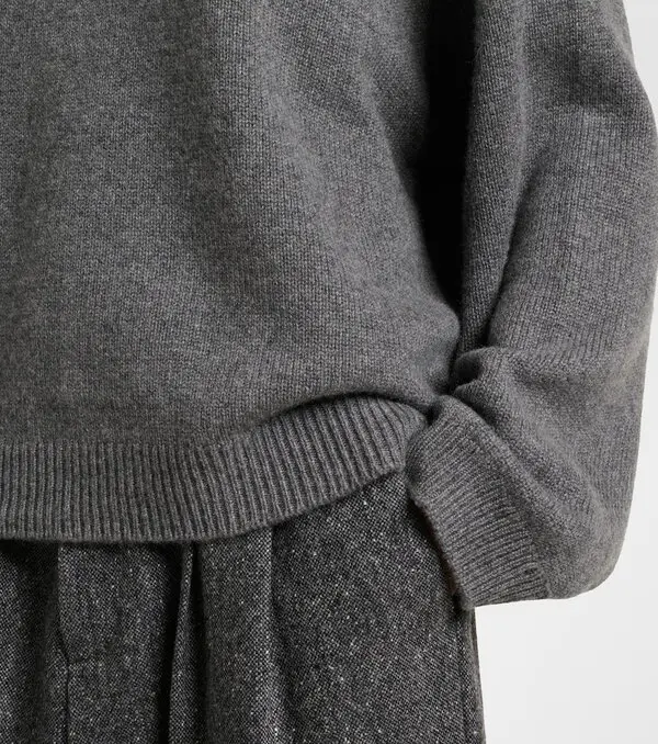 Brunello Cucinelli Monili Cashmere Turtleneck Sweater