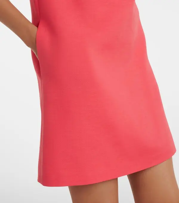 Valentino Garavani Crepe Couture Embellished Mini Dress