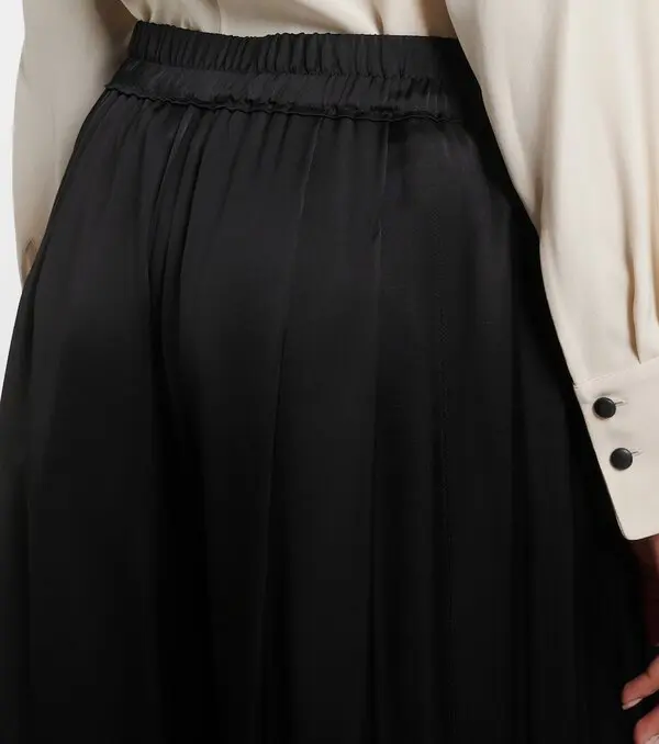 Isabel Marant Étoile Nolia Satin Wide-leg Pants