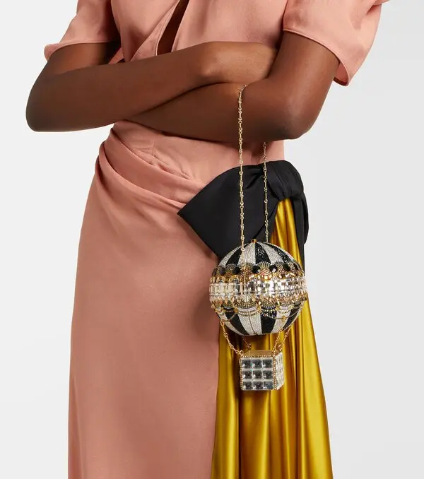 Judith Leiber Hot Air Balloon Small Embellished Clutch