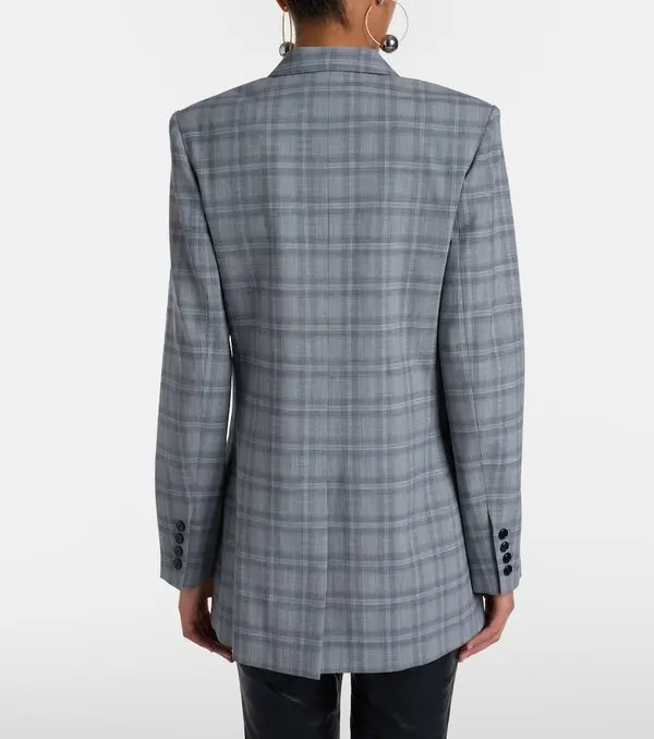 Isabel Marant Étoile Jevima Prince Of Wales Check Wool-blend Blazer