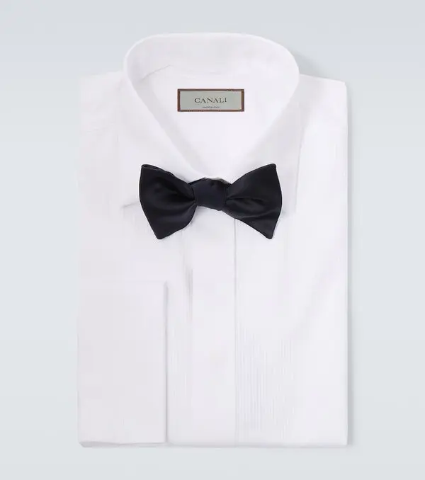 Brunello Cucinelli Cotton And Silk Satin Bow Tie