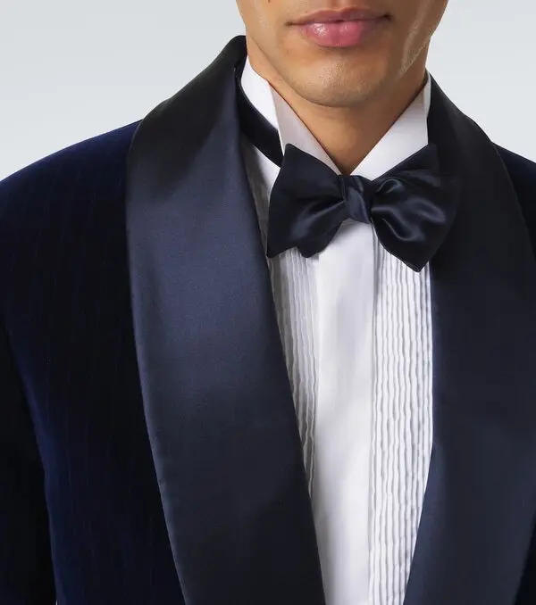 Brunello Cucinelli Cotton And Silk Satin Bow Tie