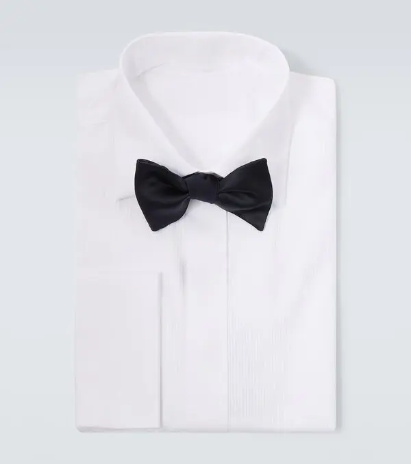 Brunello Cucinelli Cotton And Silk Satin Bow Tie