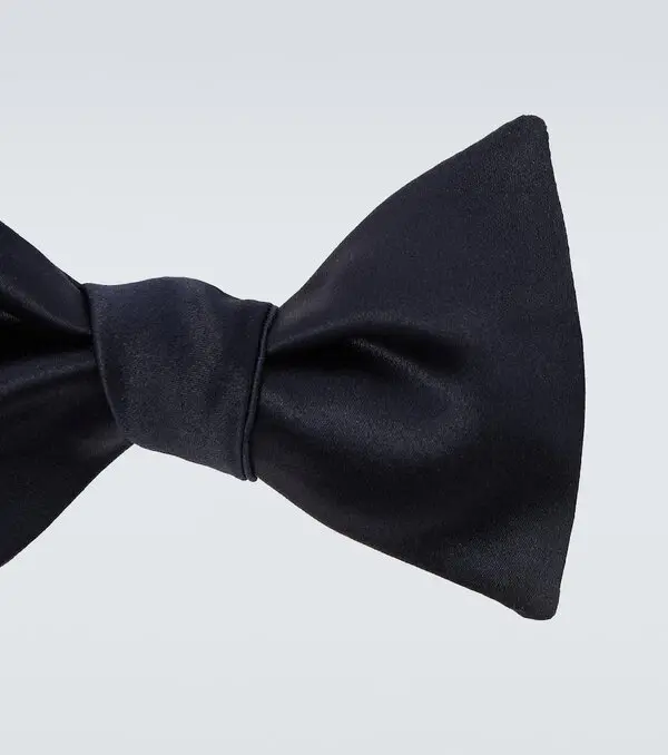 Brunello Cucinelli Cotton And Silk Satin Bow Tie