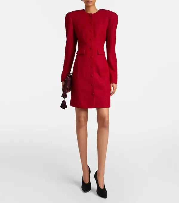 Magda Butrym Bouclé Minidress