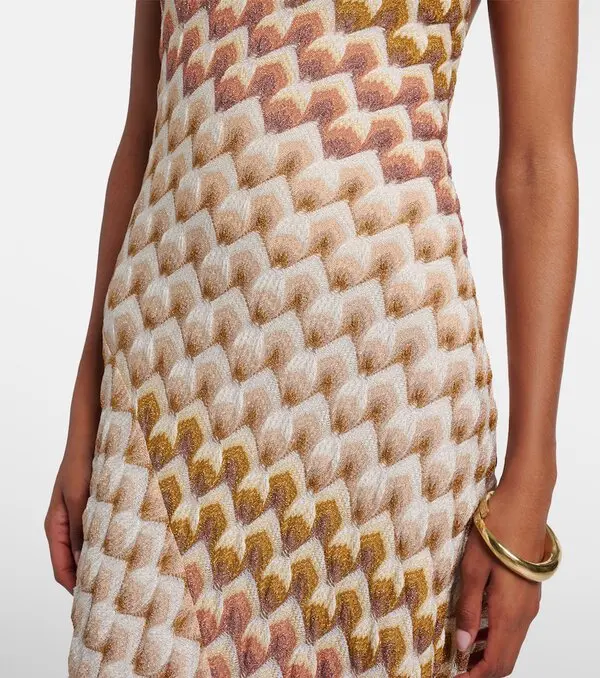 Missoni Halterneck Lamé Gown - Gold