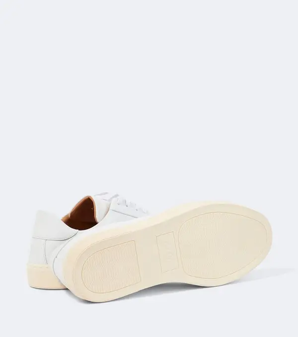 George Cleverley Jack Ii Nubuck Leather Sneakers - White