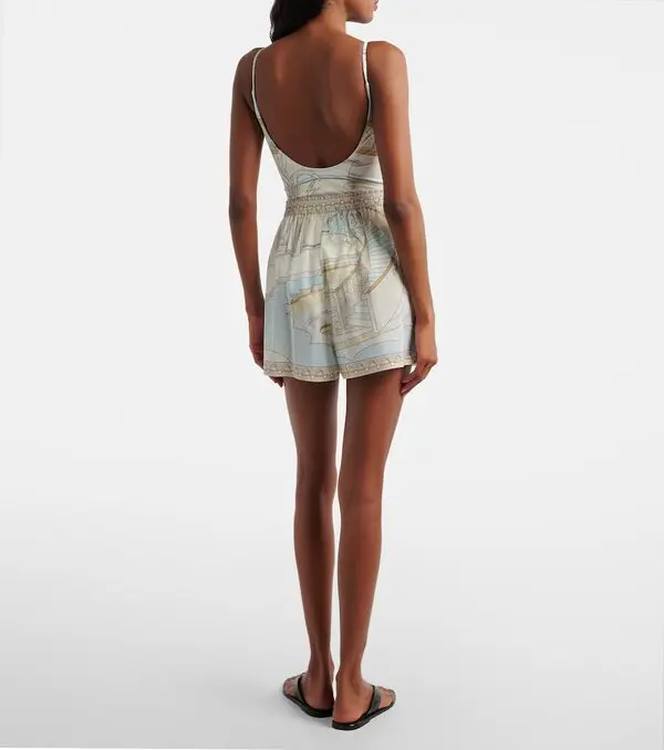 Tory Burch Printed Cotton Shorts