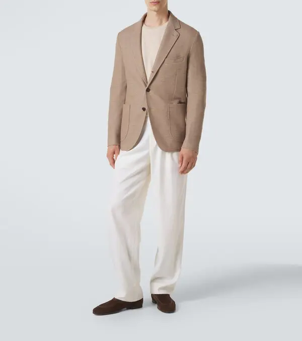 Brioni Wool And Silk Blazer