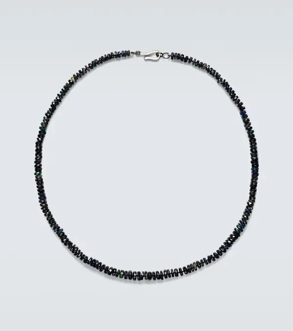Ileana Makri 9kt White Beaded Opal Necklace - Gold
