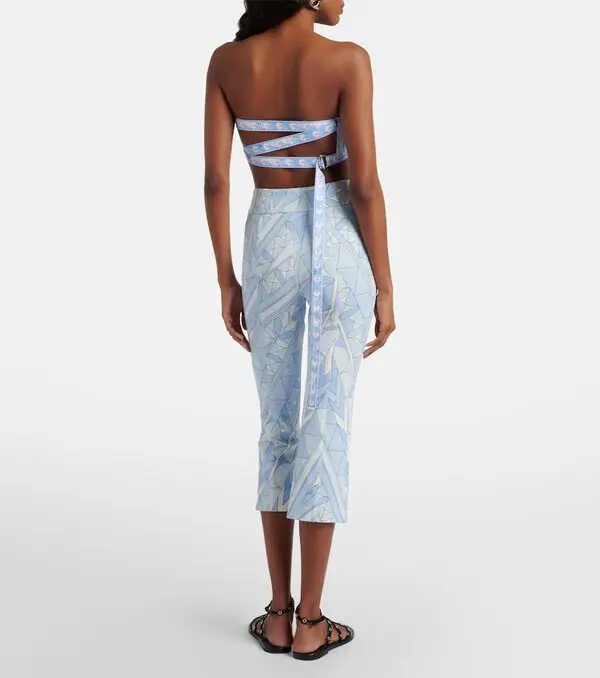Emilio Pucci Angoli Jersey Capri Pants