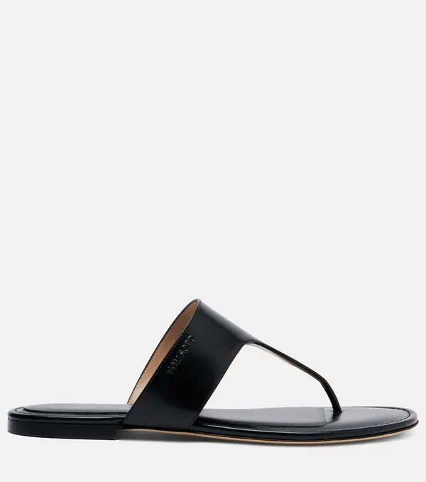 TOM FORD Lina Leather Thong Sandals