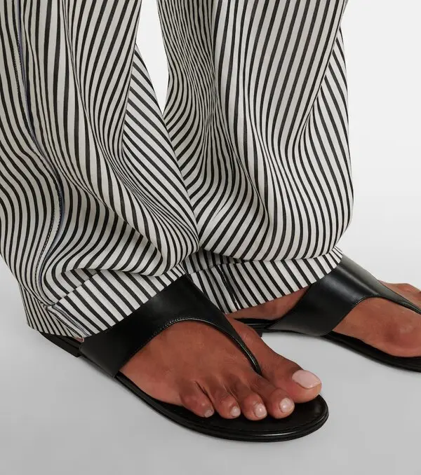 TOM FORD Lina Leather Thong Sandals