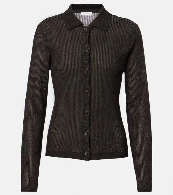 Brunello Cucinelli Silk And Wool Blend Top