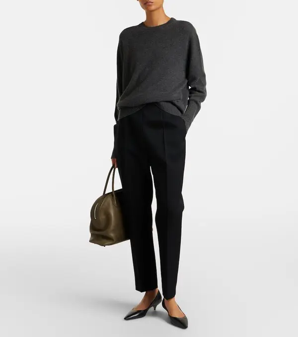 THE ROW Agnes 15 Leather Tote Bag