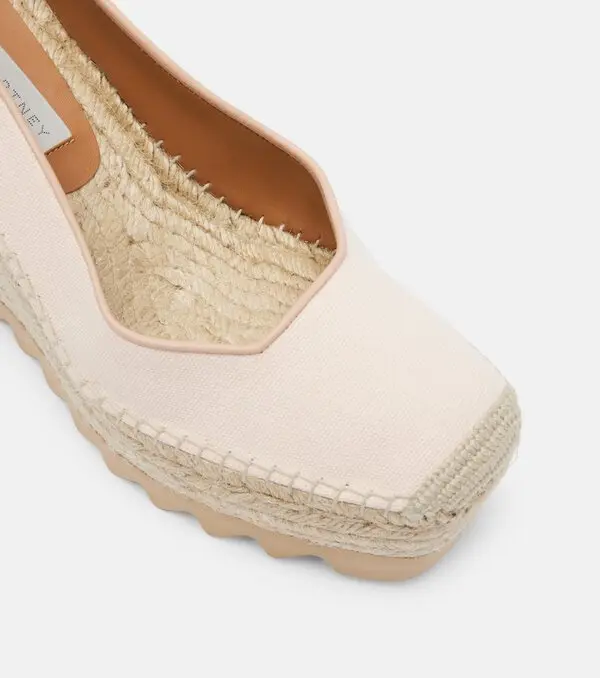 Stella McCartney Gaia Espadrille Wedges - Pink