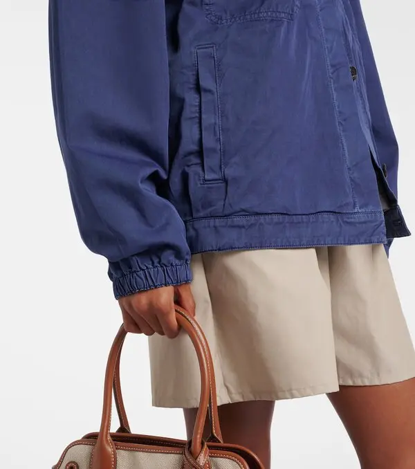 Miu Miu Cotton Twill Blouson Jacket