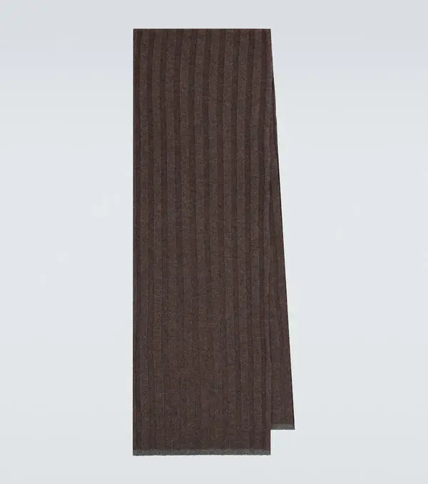 Brunello Cucinelli Cashmere Scarf - Brown