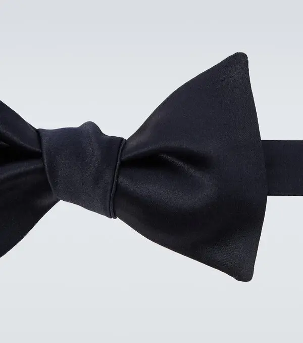 Brunello Cucinelli Cotton And Silk Bow Tie