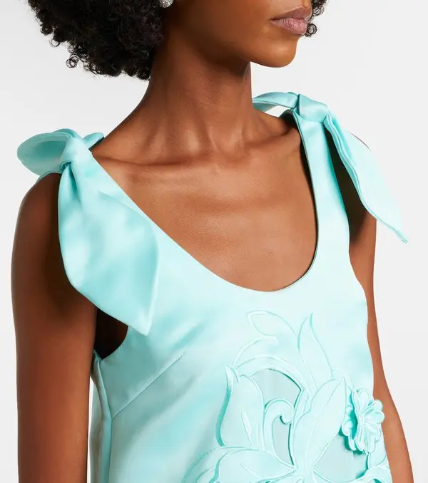 LEO LIN Harper Floral Embroidered Minidress
