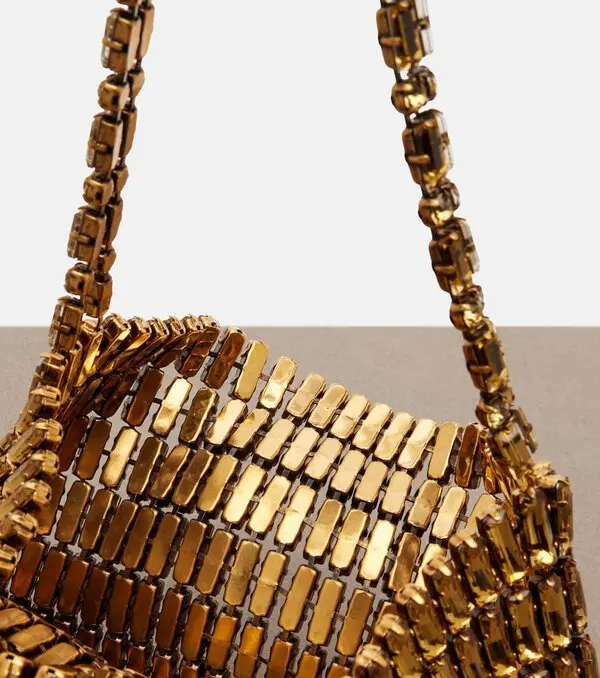 Saint Laurent Evening Embellished Shoulder Bag