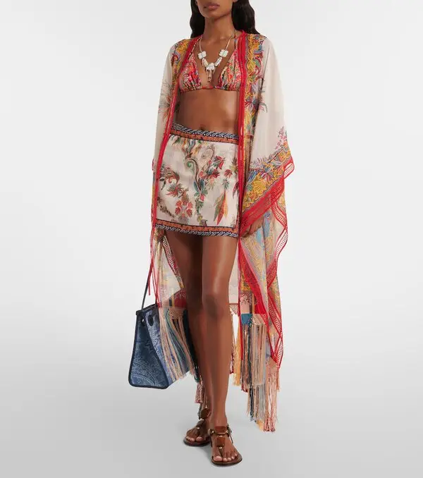 Etro Paisley Wrap Skirt