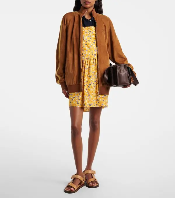 Miu Miu Leather Sandals With Velcro® Fastening