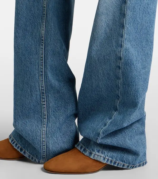 TOD'S High-rise Wide-leg Jeans