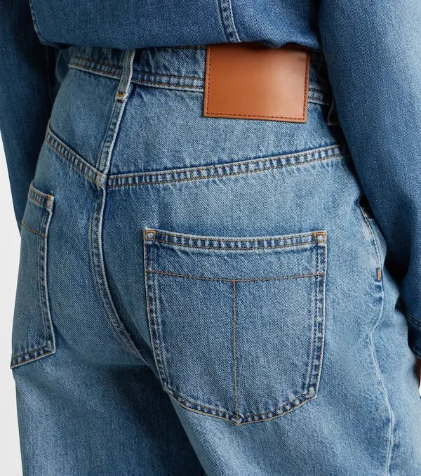TOD'S High-rise Wide-leg Jeans