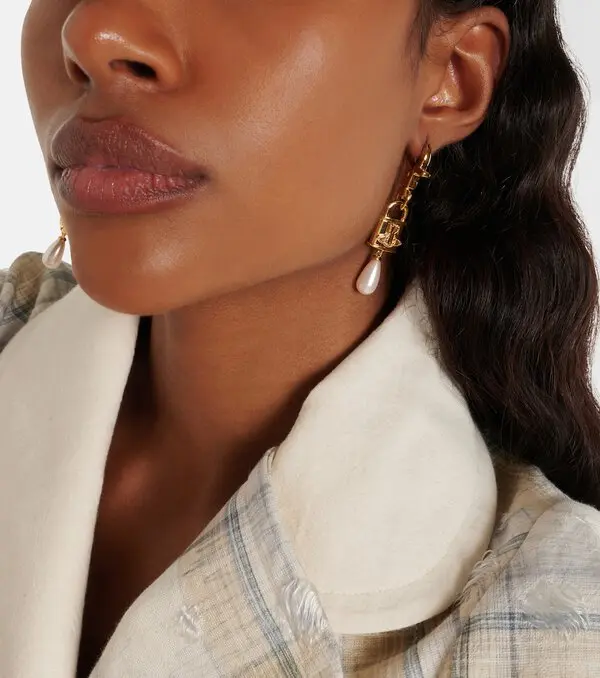 VIVIENNE WESTWOOD Celestia Small Drop Earrings