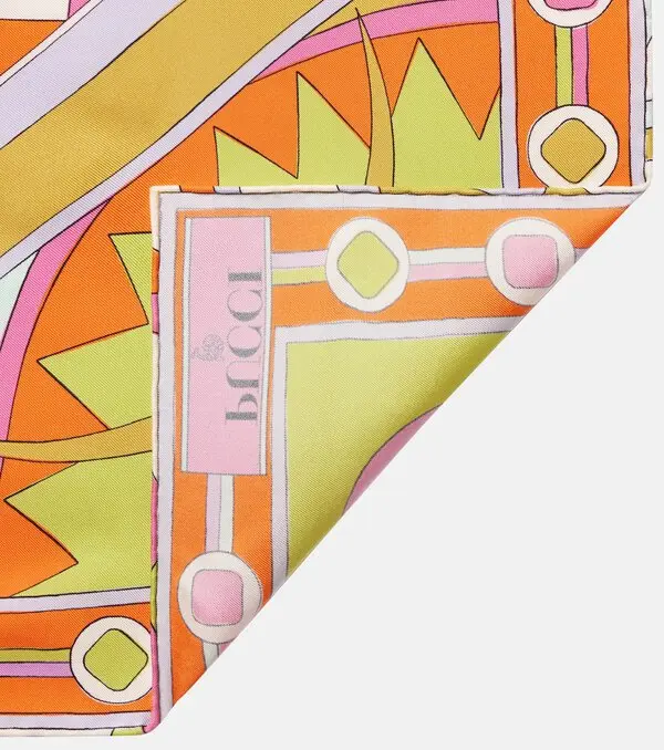 Emilio Pucci Vivara Silk Twill Scarf