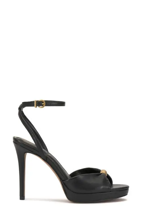 Vince Camuto Neala Ankle Strap Stiletto Sandal - Black