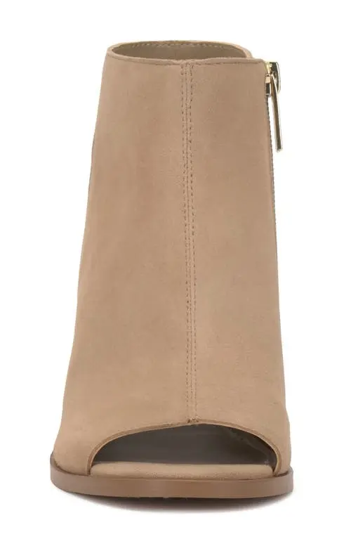 Vince Camuto Peep Toe Block Heel Sandal - Tortilla