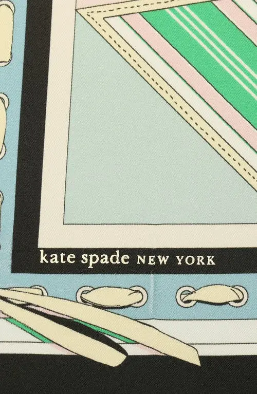 Kate Spade New York Repatched Silk Square Scarf